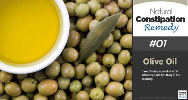 Natural Constipation Remedy #01 - Olive Oil - Doctor Scott Health Blog