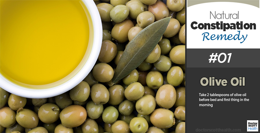 Natural Constipation Remedy #01 - Olive Oil - Doctor Scott Health Blog